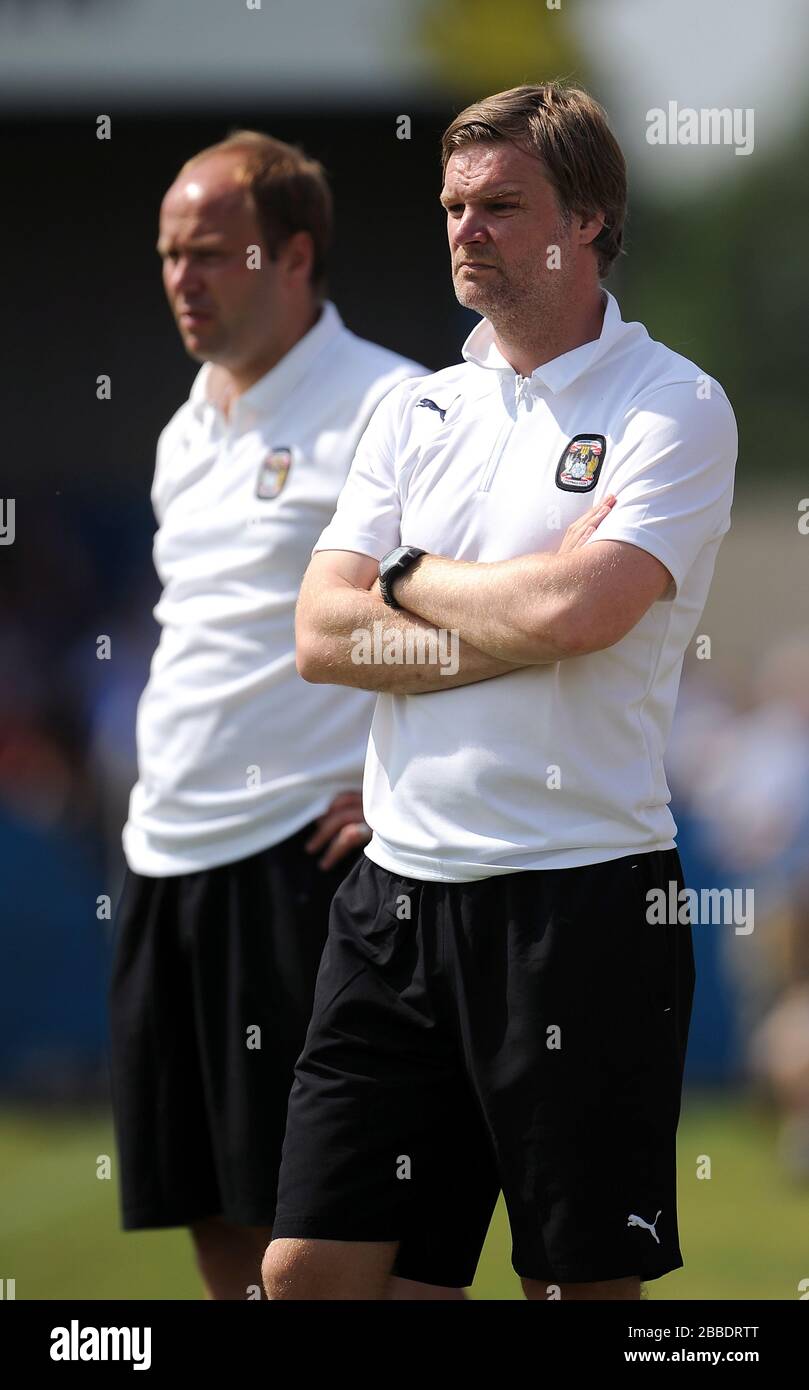 Coventry City manager Steven Pressley Stock Photo - Alamy