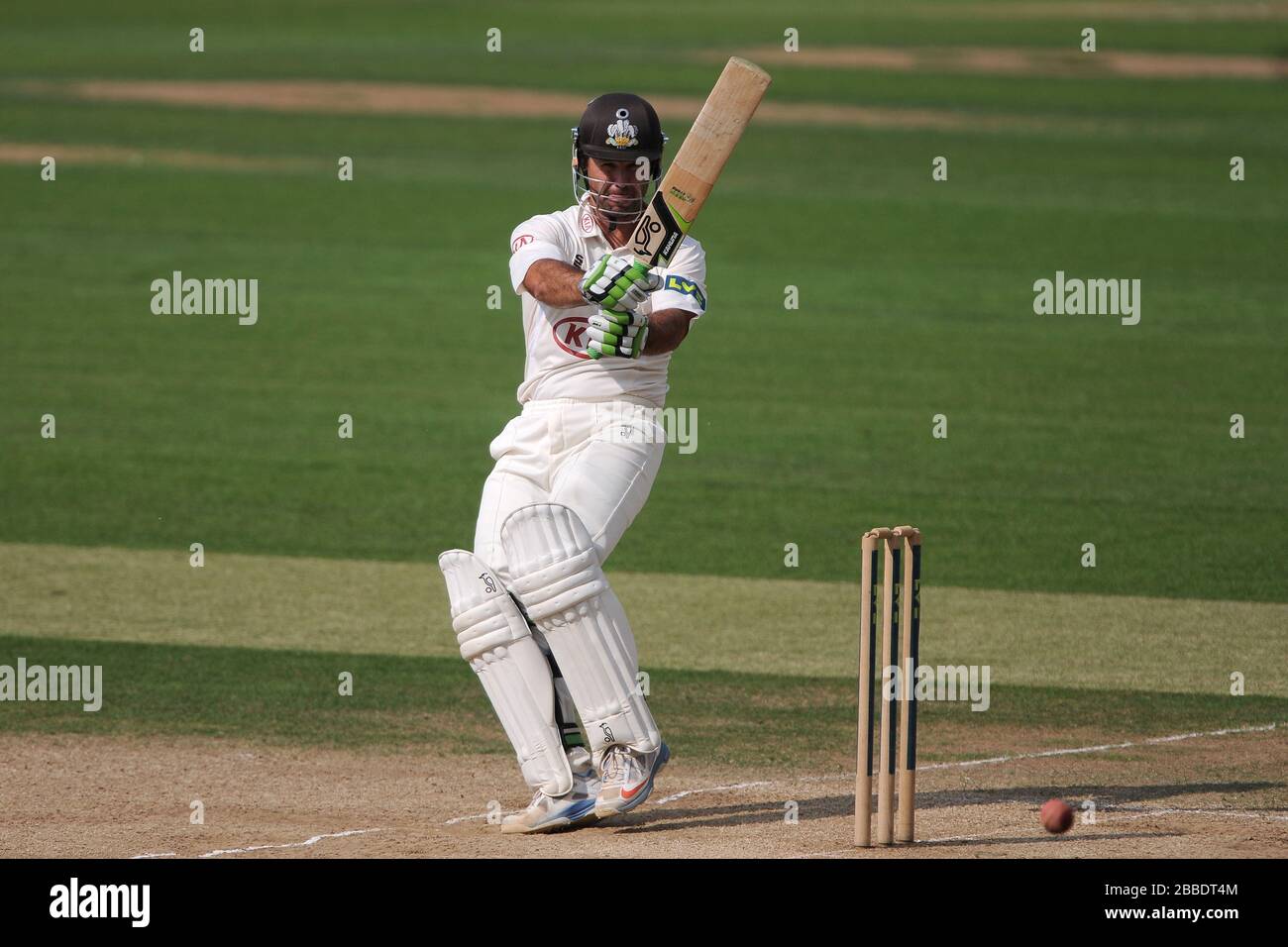 Surrey's Ricky Ponting in batting action Stock Photo - Alamy