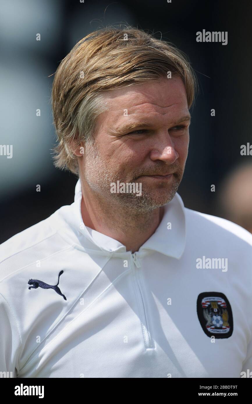 Steven Pressley, Coventry City manager Stock Photo - Alamy