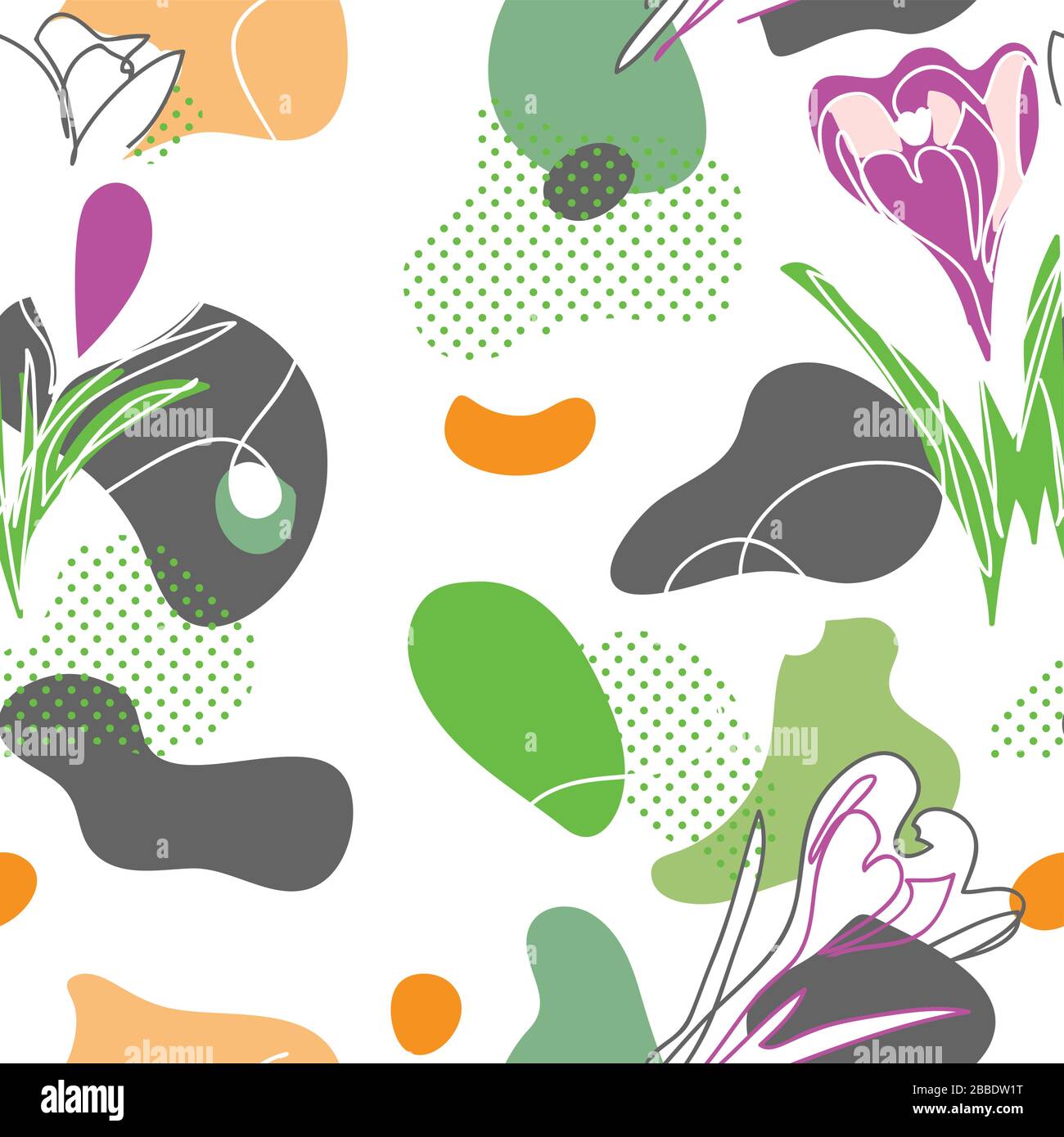 Vector memphis pattern Stock Vector Images - Alamy