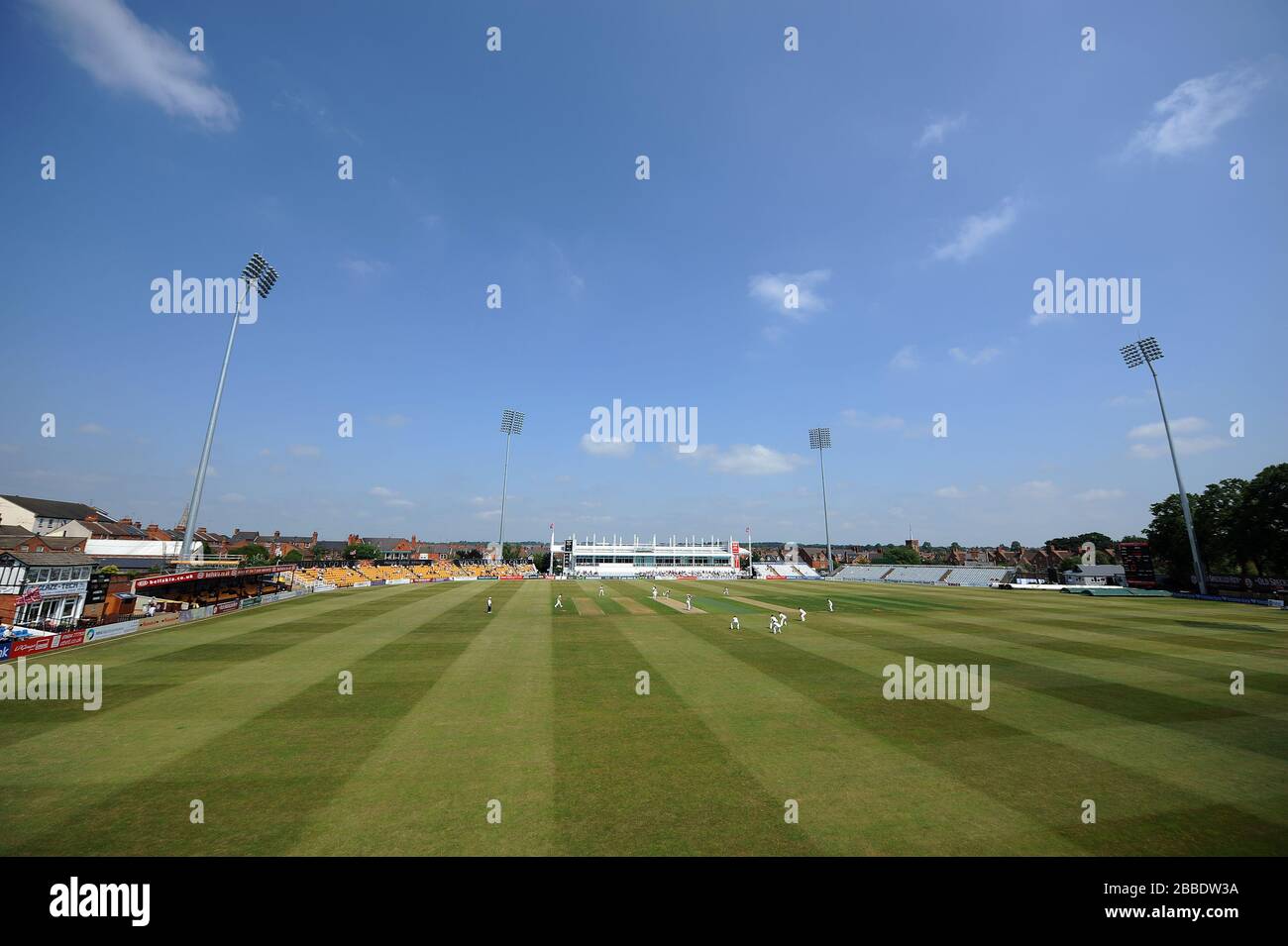 Northamptonshire take on Lancashire at the County Ground, Northampton ...
