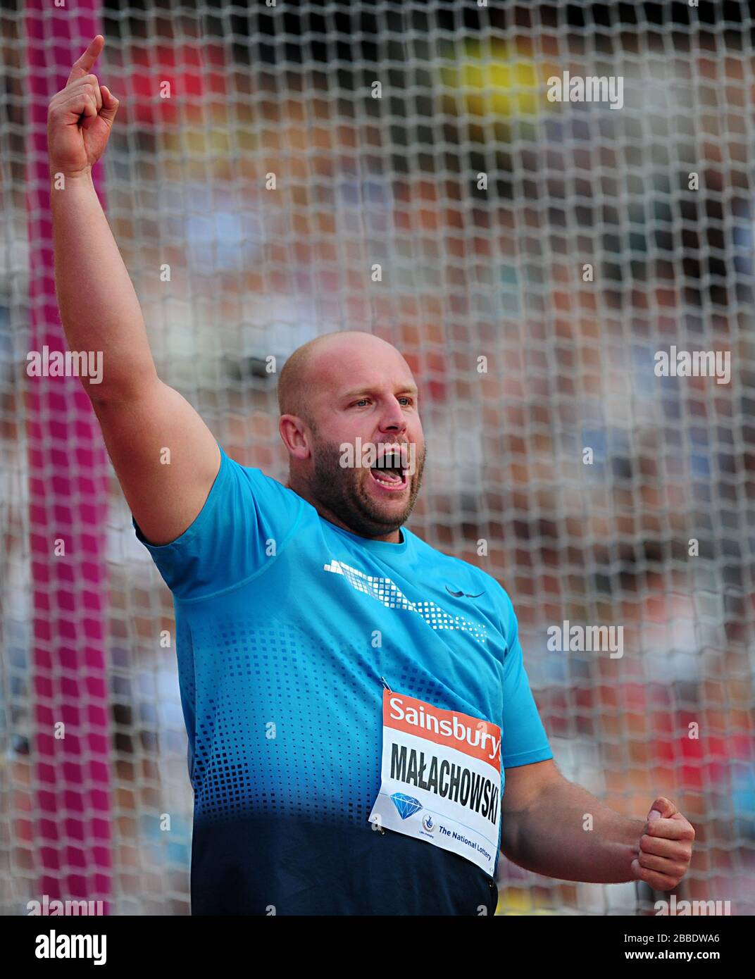 Poland's Piotr Malachowski in action during the Men's Discus Stock ...