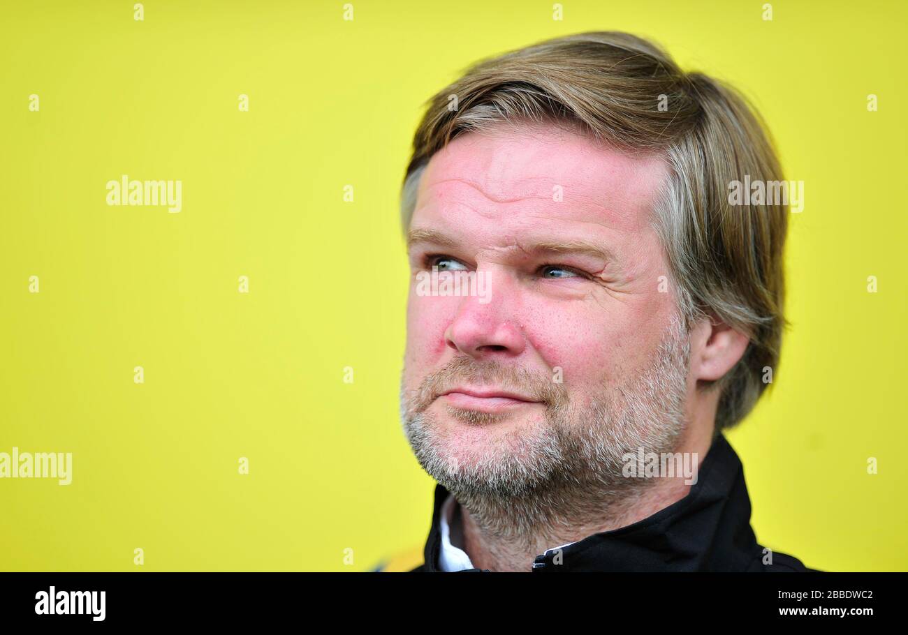Coventry City manager Steve Pressley Stock Photo - Alamy