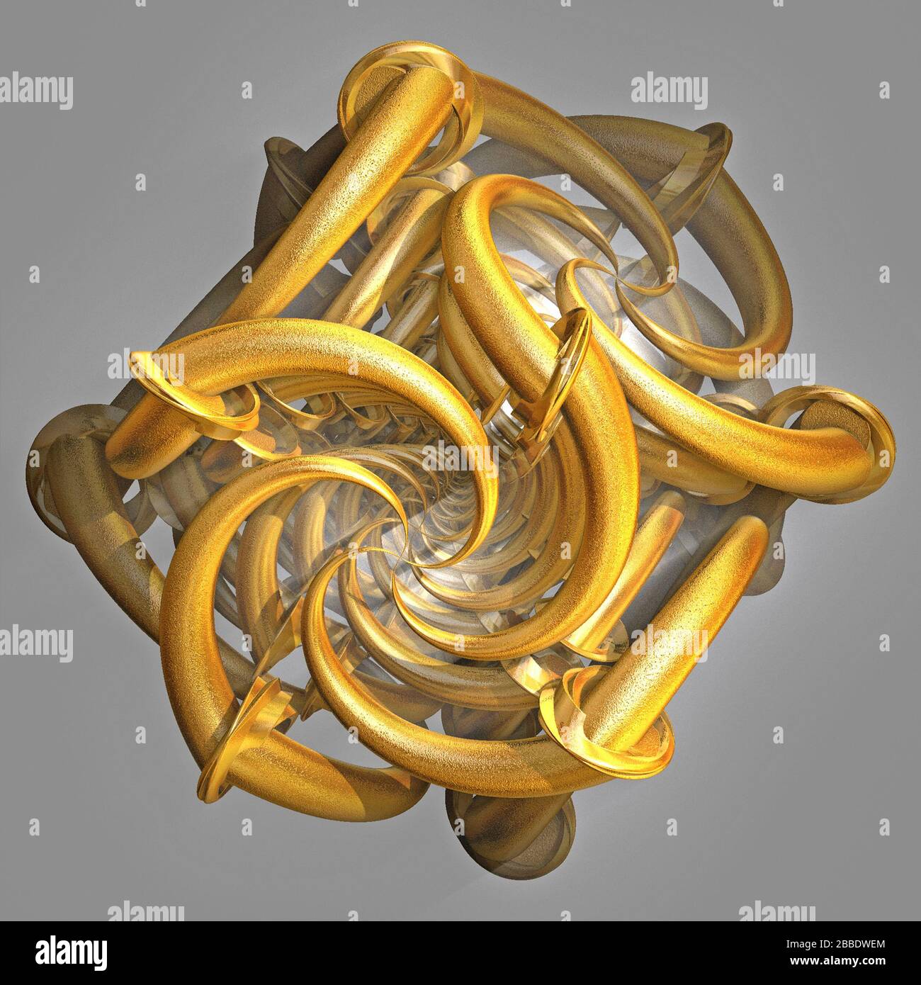 3D illustration of fractals calculated in the computer Stock Photo - Alamy