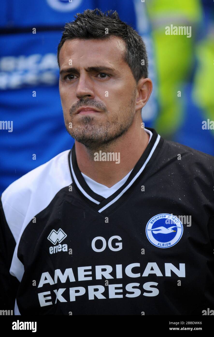 Brighton and Hove Albion Head Coach Oscar Garcia during the pre-season ...