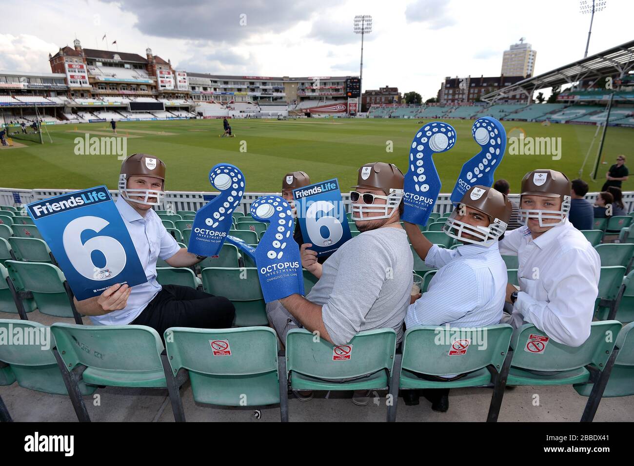 Cricket fans in the stands Stock Photo - Alamy