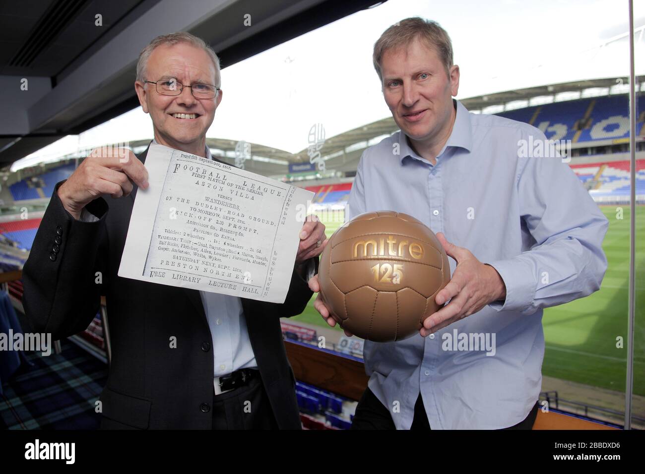 Robert Boyling (left) of the British Library and author Mark Metcalf ...