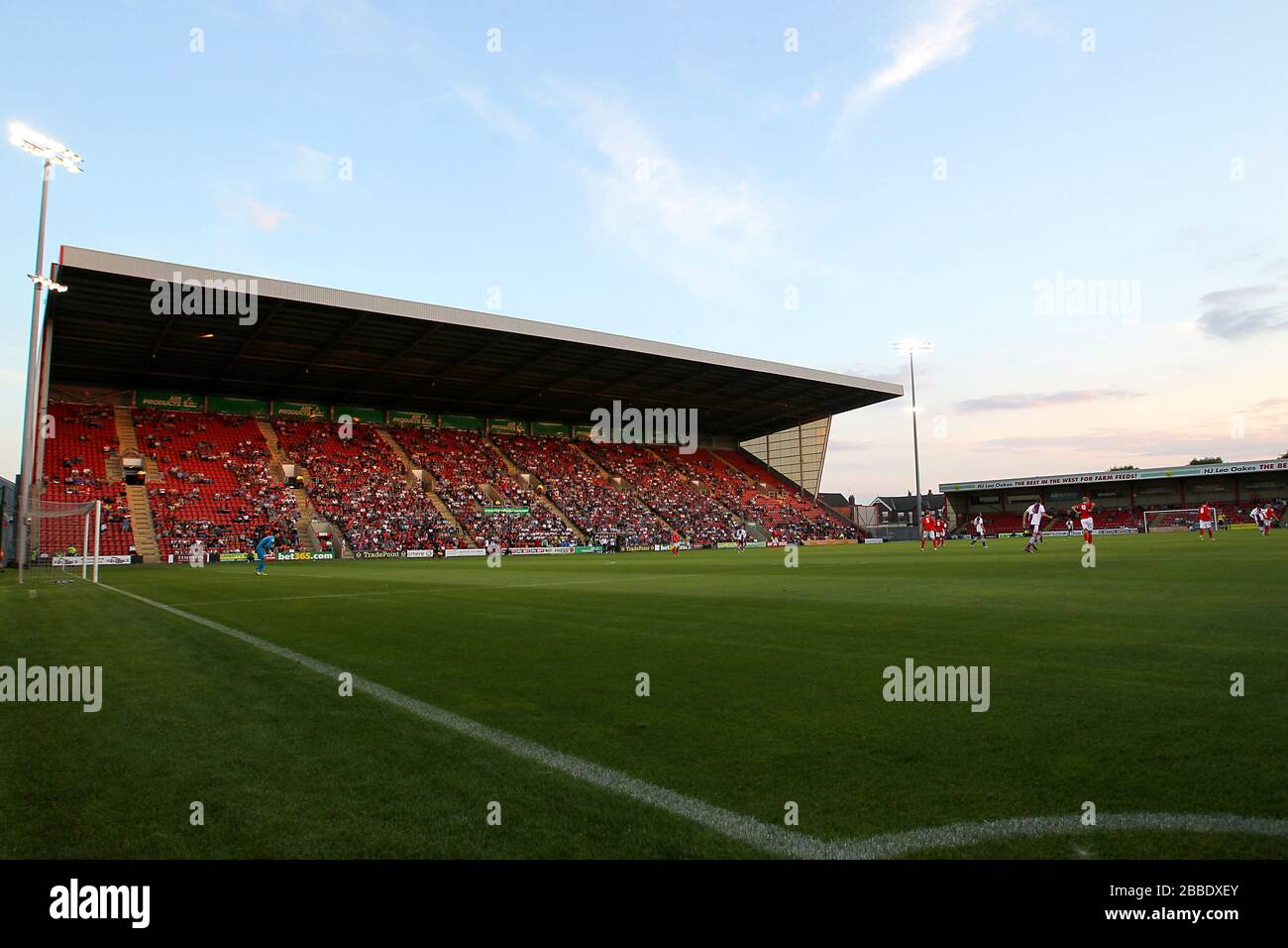 General view of The Alexandra Stadium in Crewe Stock Photo - Alamy
