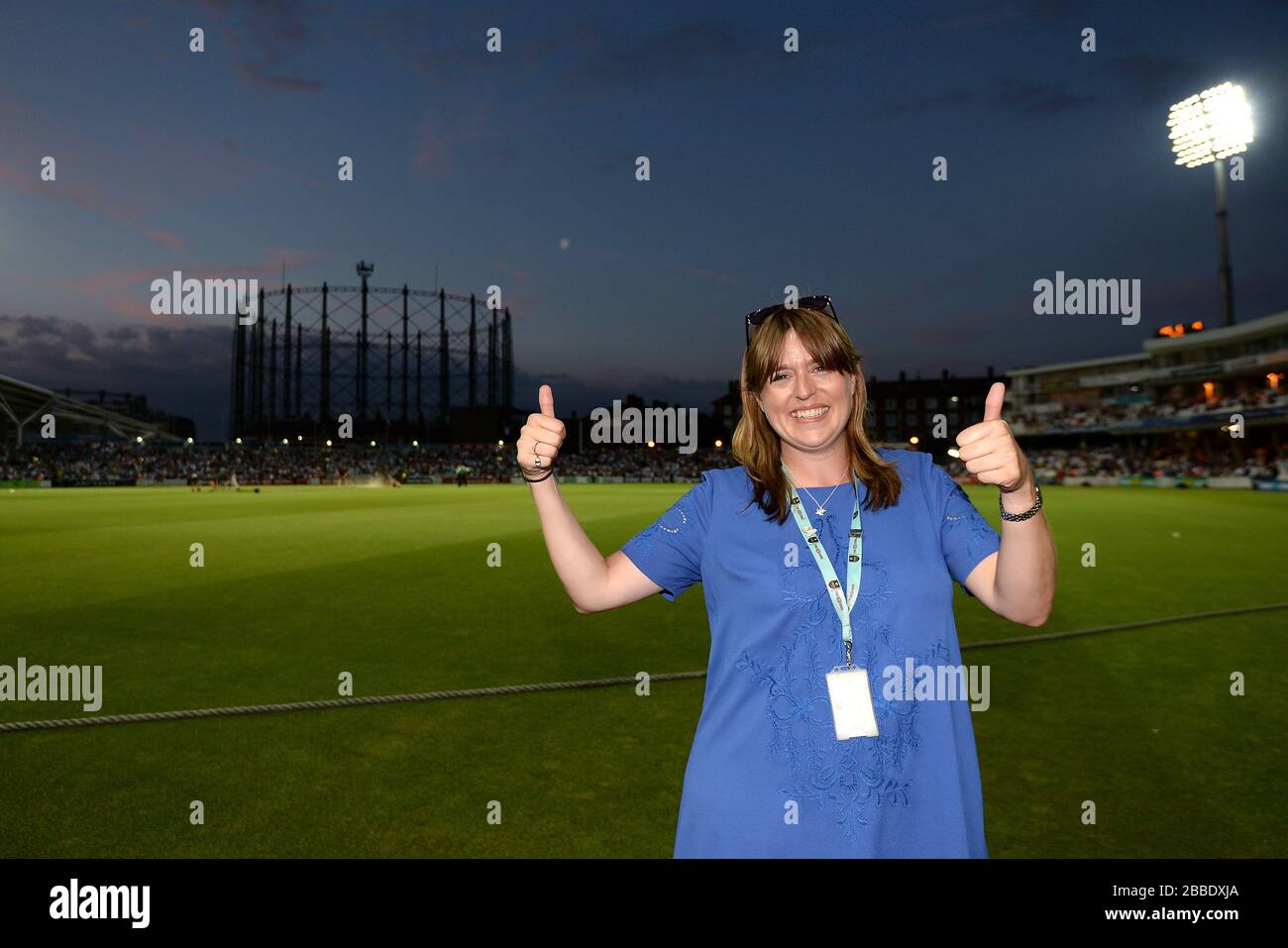 Surrey staff member Ellie Hague Stock Photo - Alamy