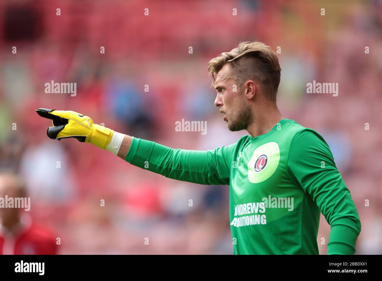 Charlton Athletic goalkeeper Ben Hamer Stock Photo - Alamy