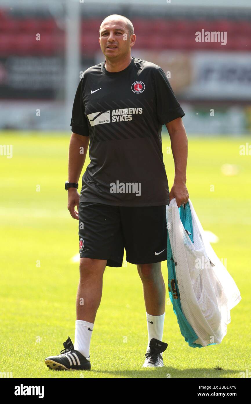 Charlton Athletic Coach Damian Matthew High Resolution Stock ...