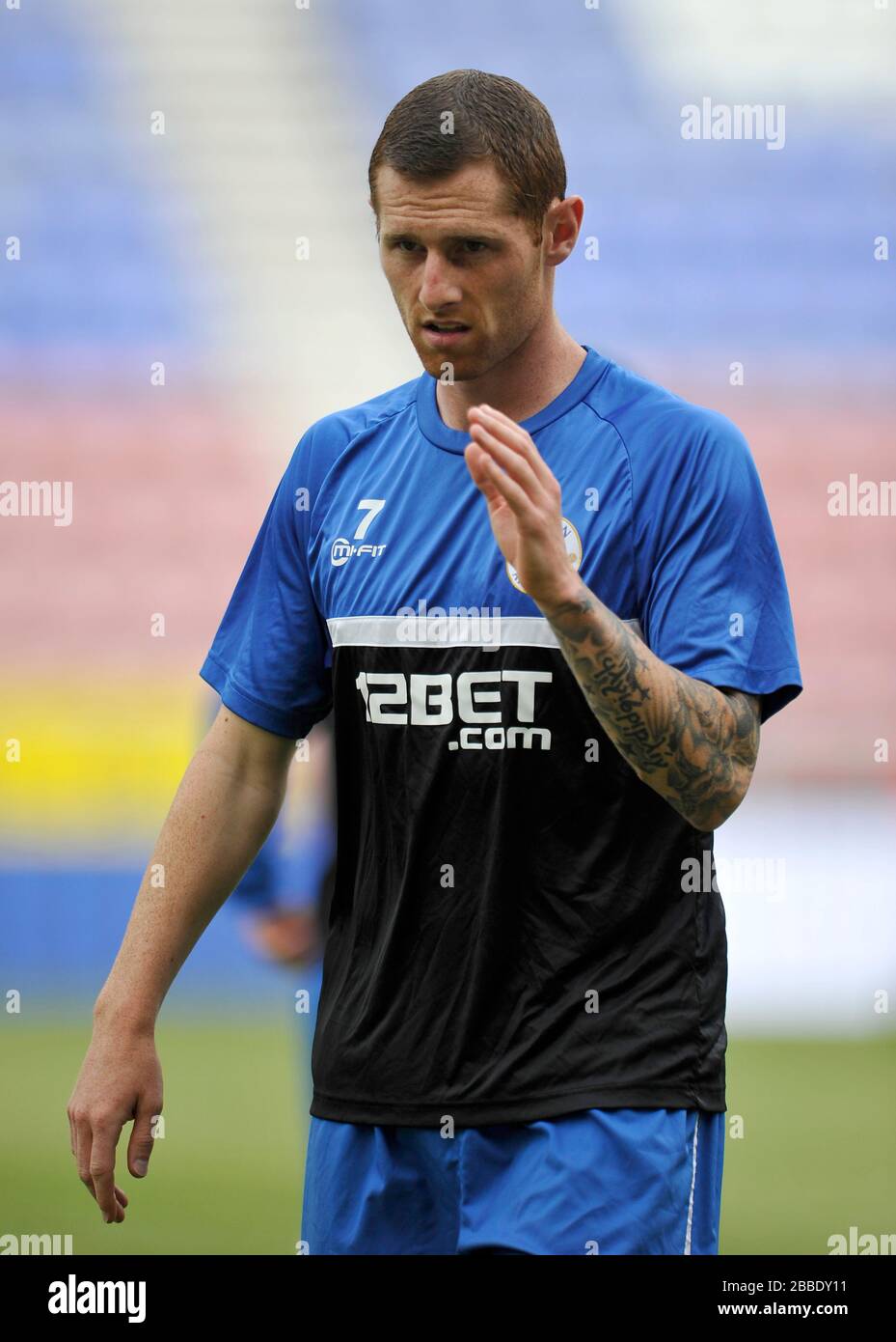 Chris McCann, Wigan Athletic Stock Photo - Alamy