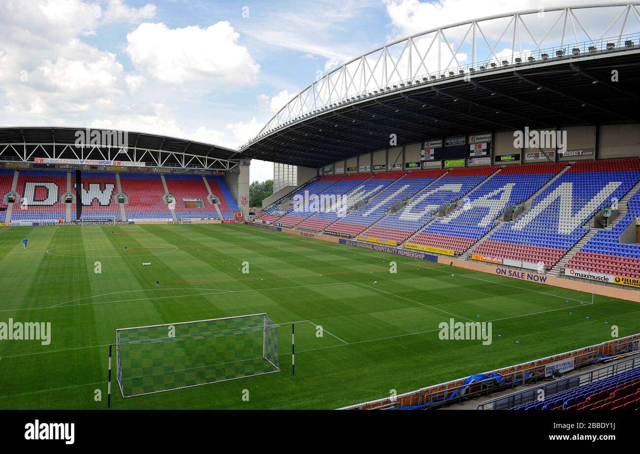 General view of the DW Stadium Stock Photo - Alamy