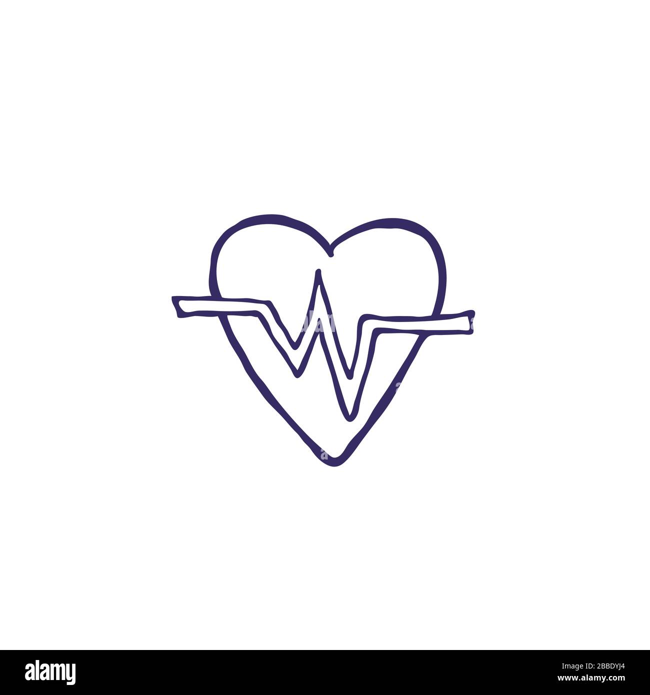 Medical hand drawn icon isolated on white background. Medicine simple ...