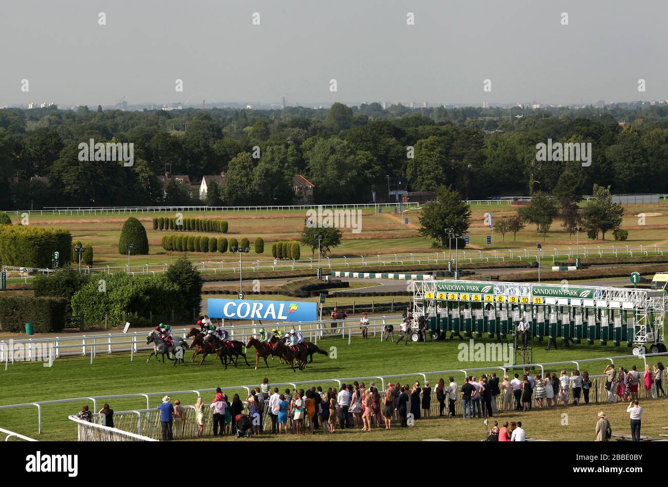 Coral eclipse day sandown park racecourse hi-res stock photography and ...