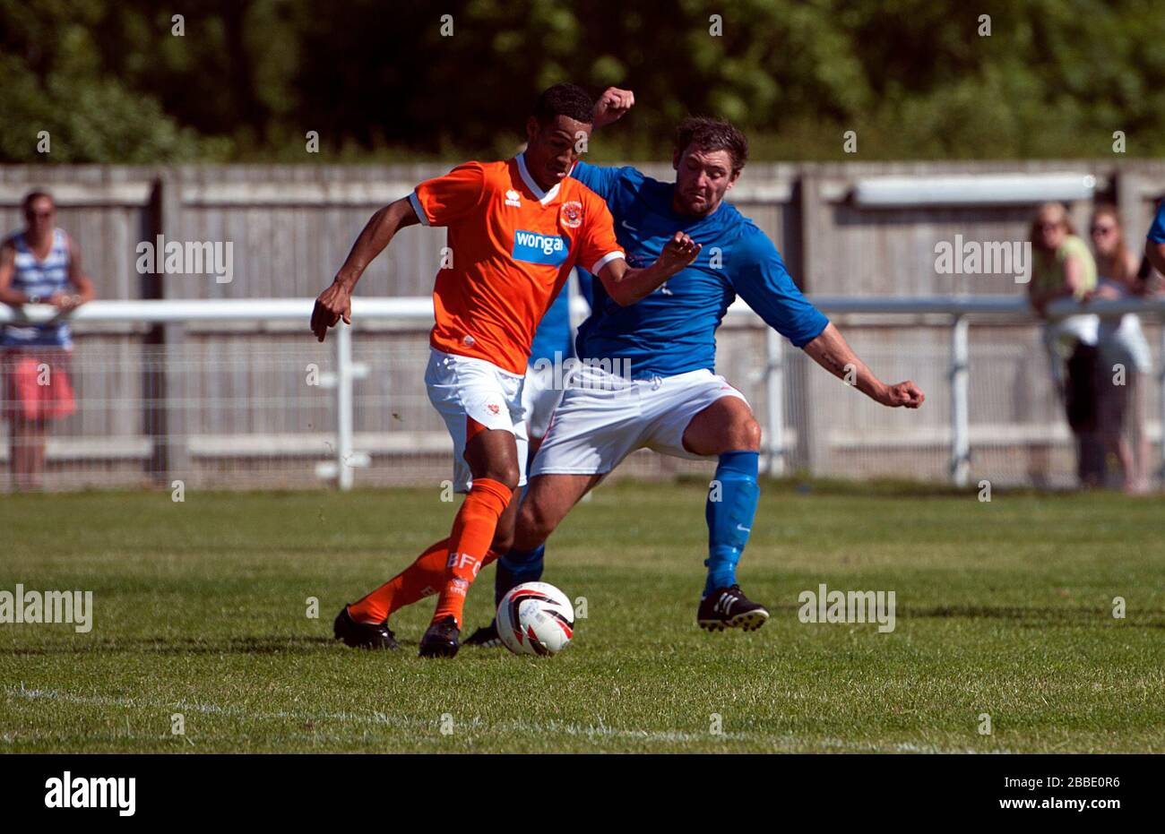 Blackpool's Tom Ince in action Stock Photo - Alamy