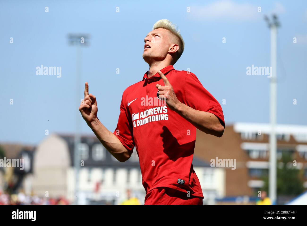 Charlton Athletic's Joe Piggott celebrates his goal Stock Photo - Alamy