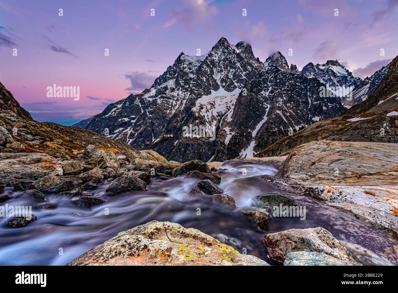 France Savoy - Parc national des ecrins - Mont Pelvoux is one of the ...