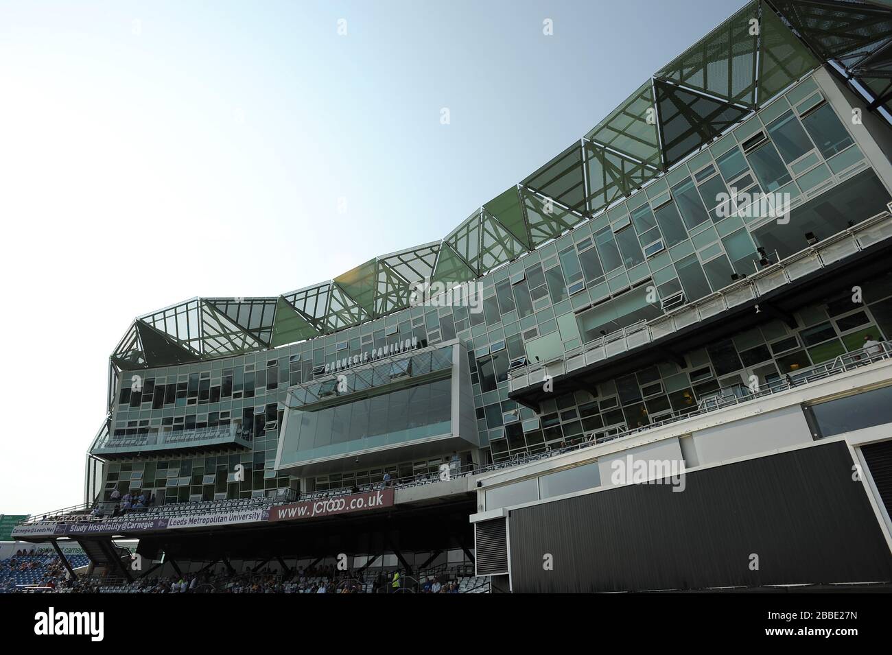 A general view of the Carnegie Pavilion at Headingley Stock Photo - Alamy