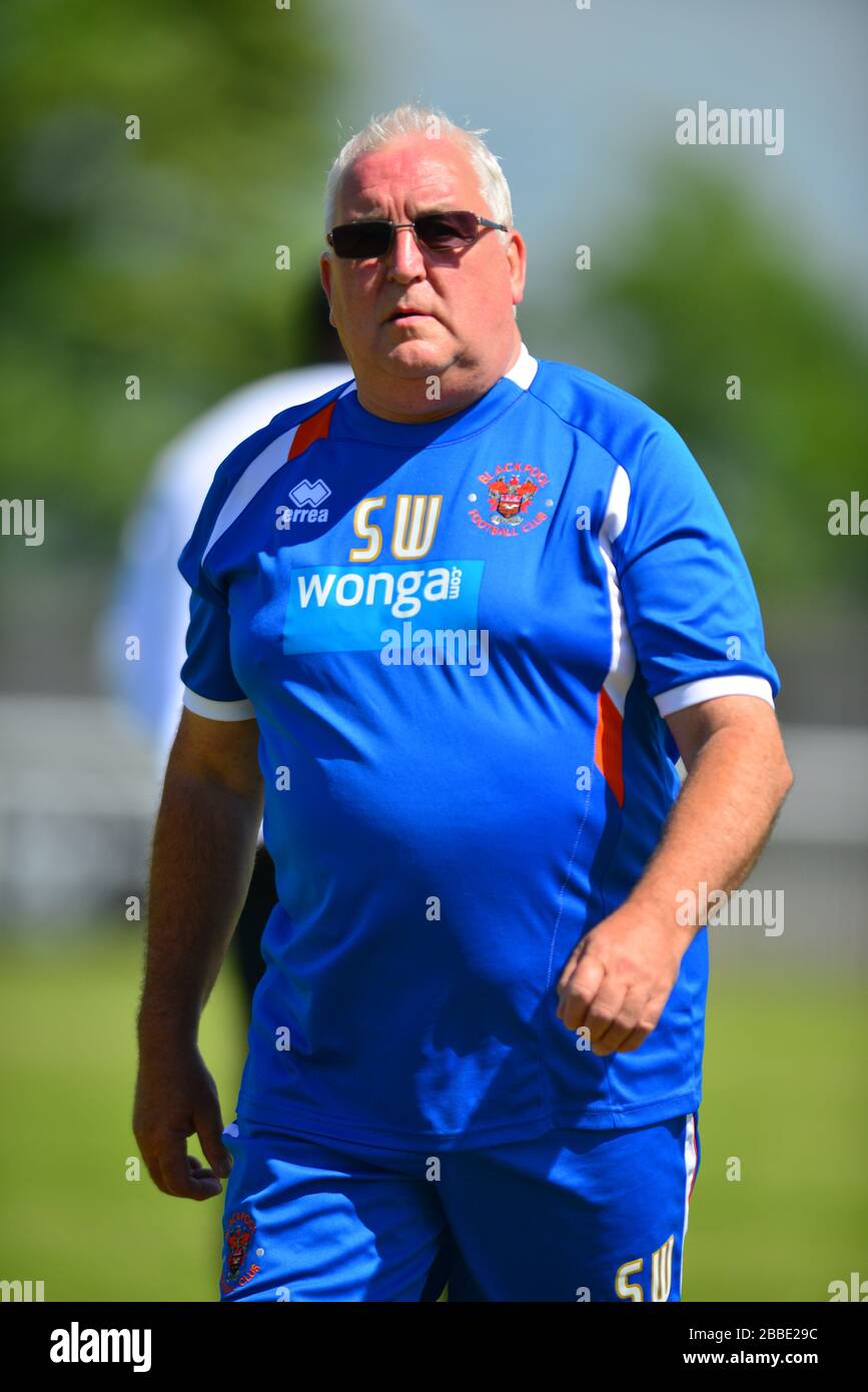 Blackpool kit manager Steve Wales Stock Photo - Alamy