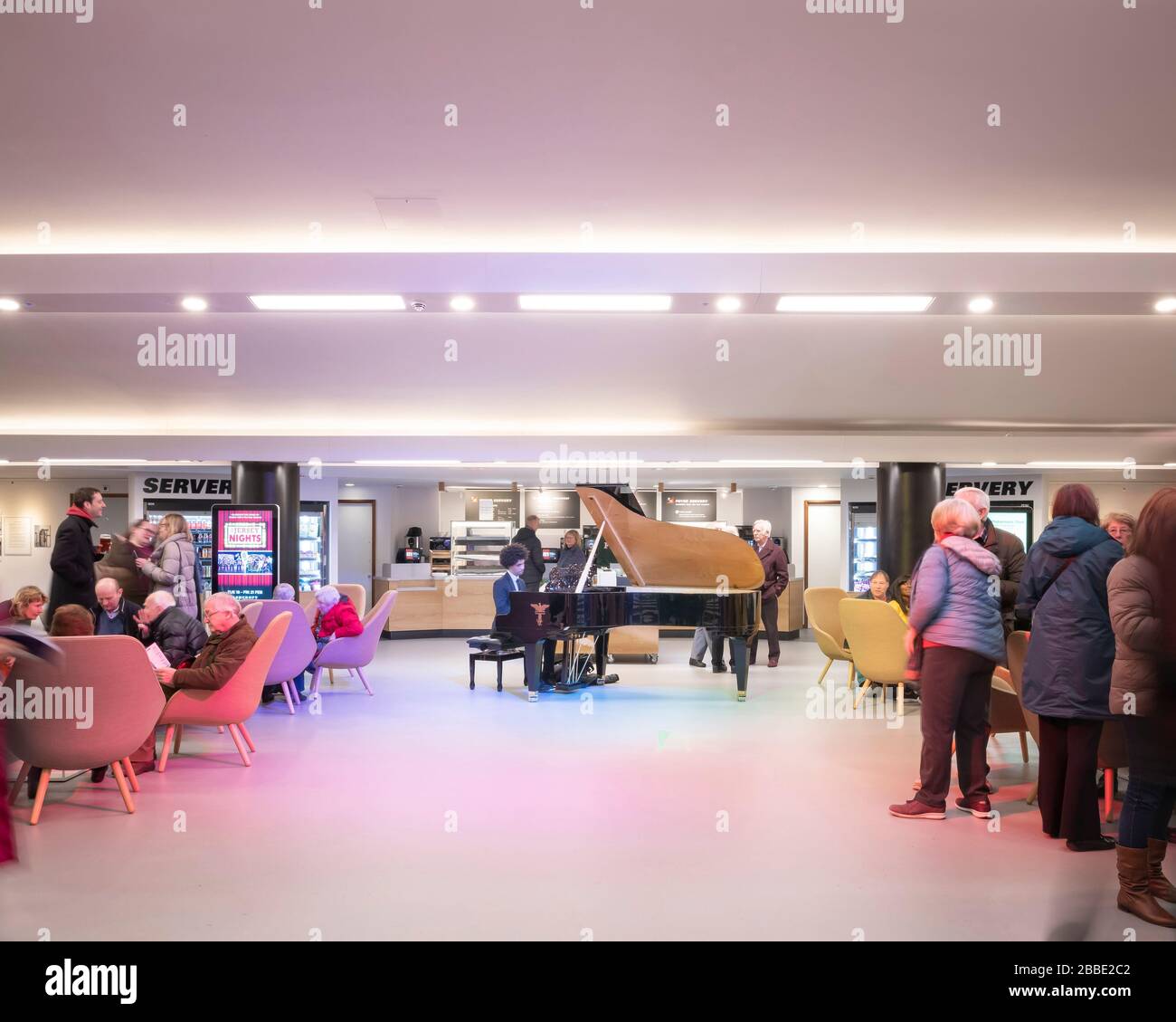 The Arnhem Foyer. Fairfield Halls, Croydon, United Kingdom. Architect ...