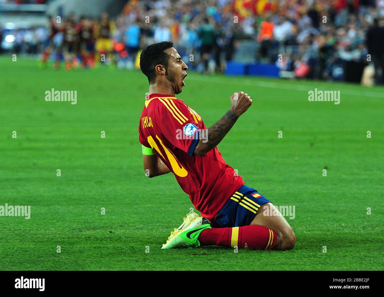 Thiago alcantara celebrates hi-res stock photography and images - Alamy
