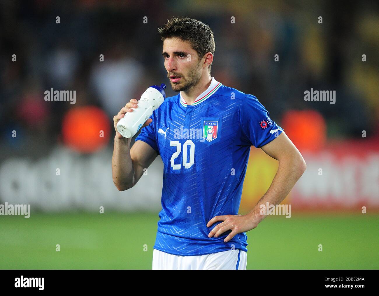 Italy's Fabio Borini shows his emotion after losing the UEFA European ...