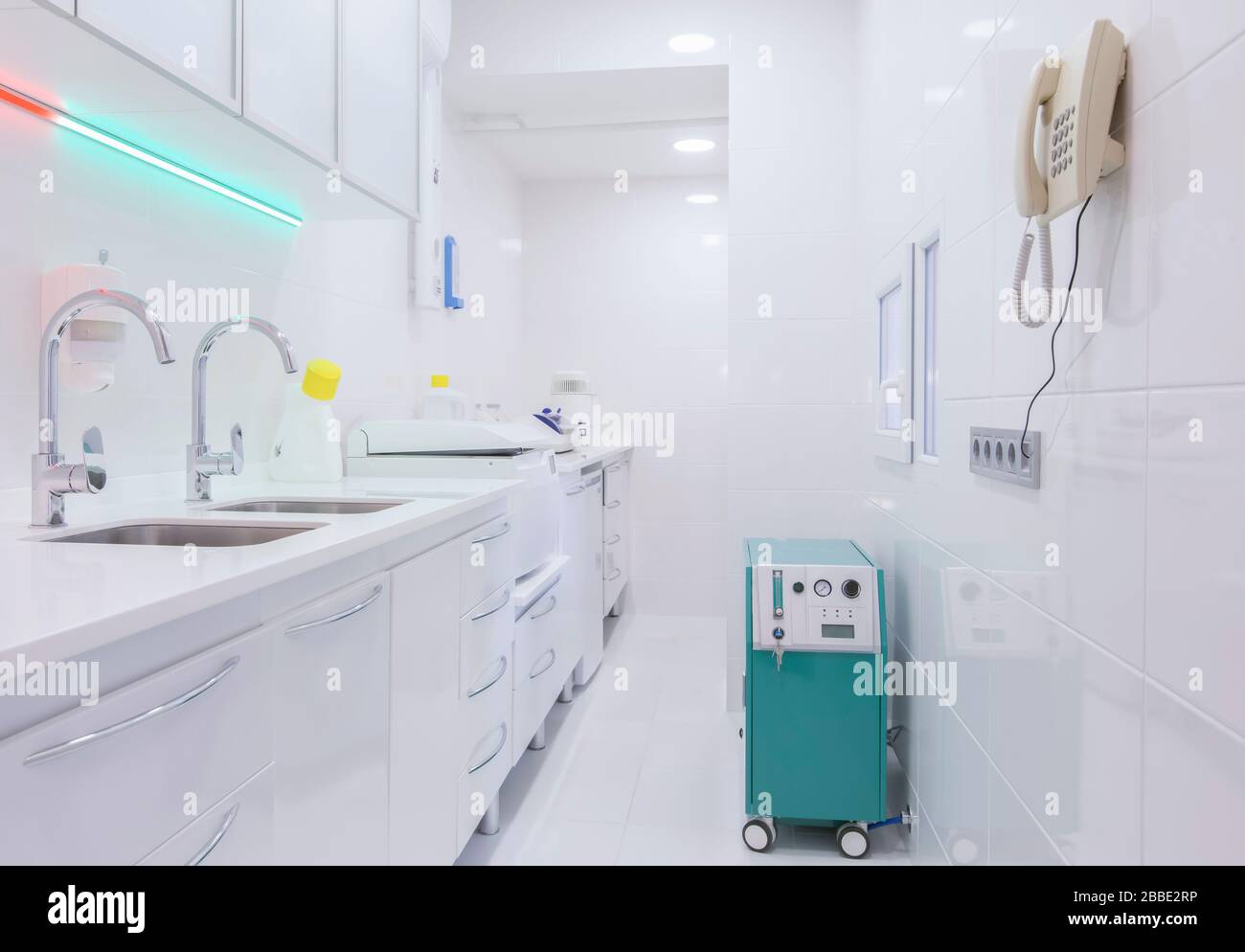 Tool disinfection room in modern dental office Stock Photo - Alamy