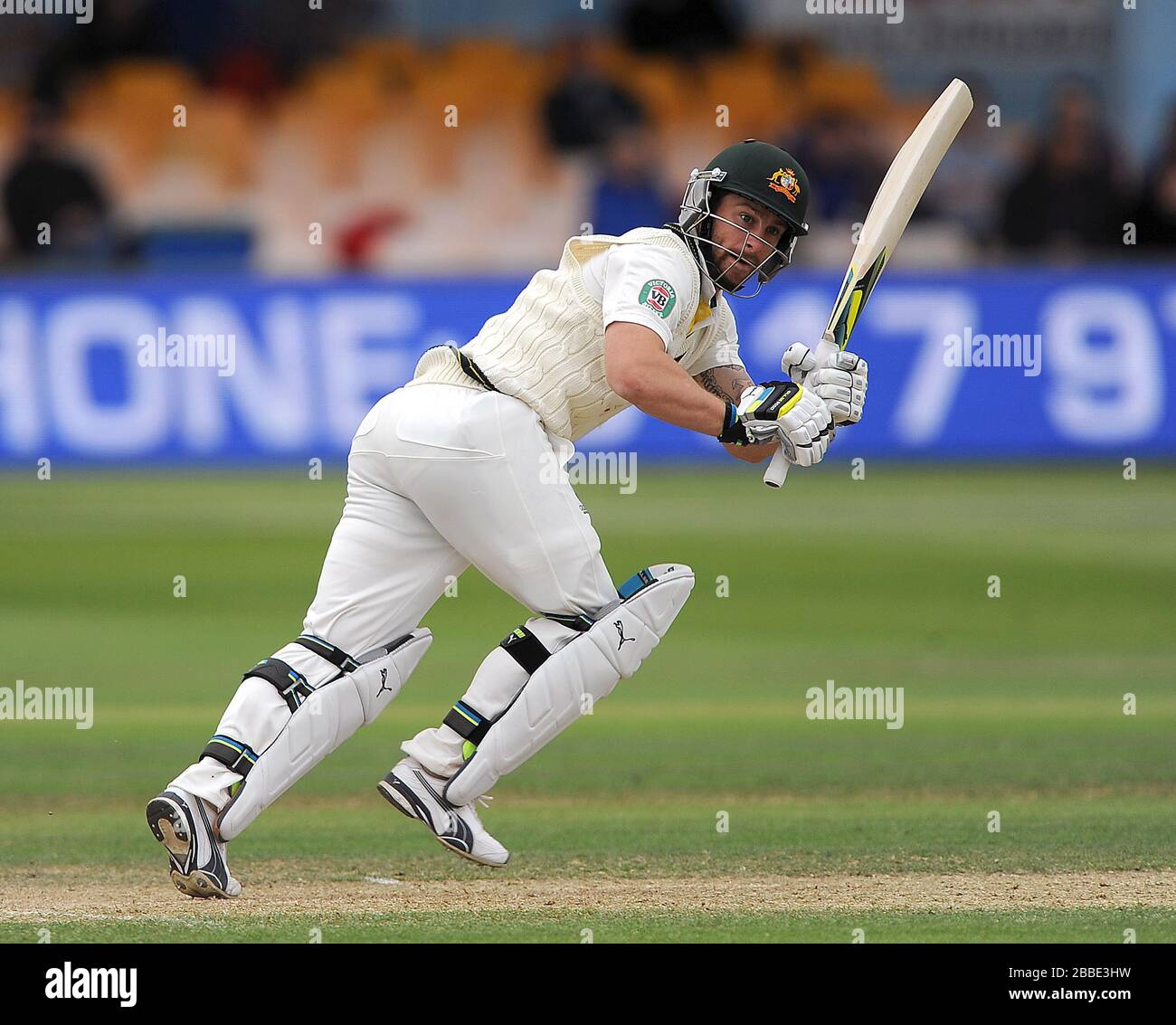 Australia A's Matthew Wade in batting action against Gloucestershire ...