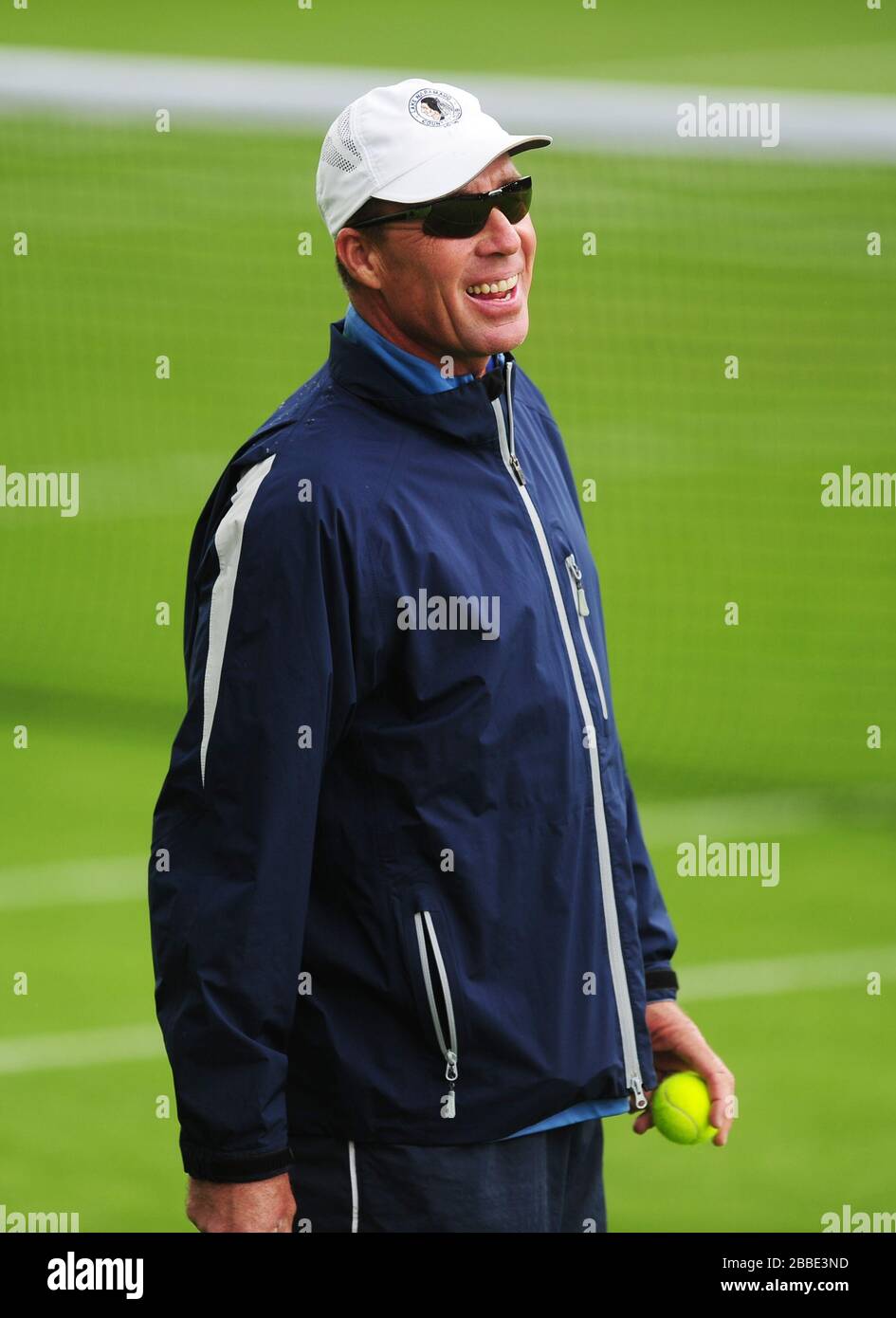 Ivan Lendl, coach of Great Britain's Andy Murray, during a practice ...