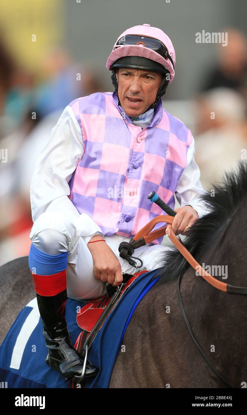 Jockey Frankie Dettori onboard Amazing maria Stock Photo - Alamy