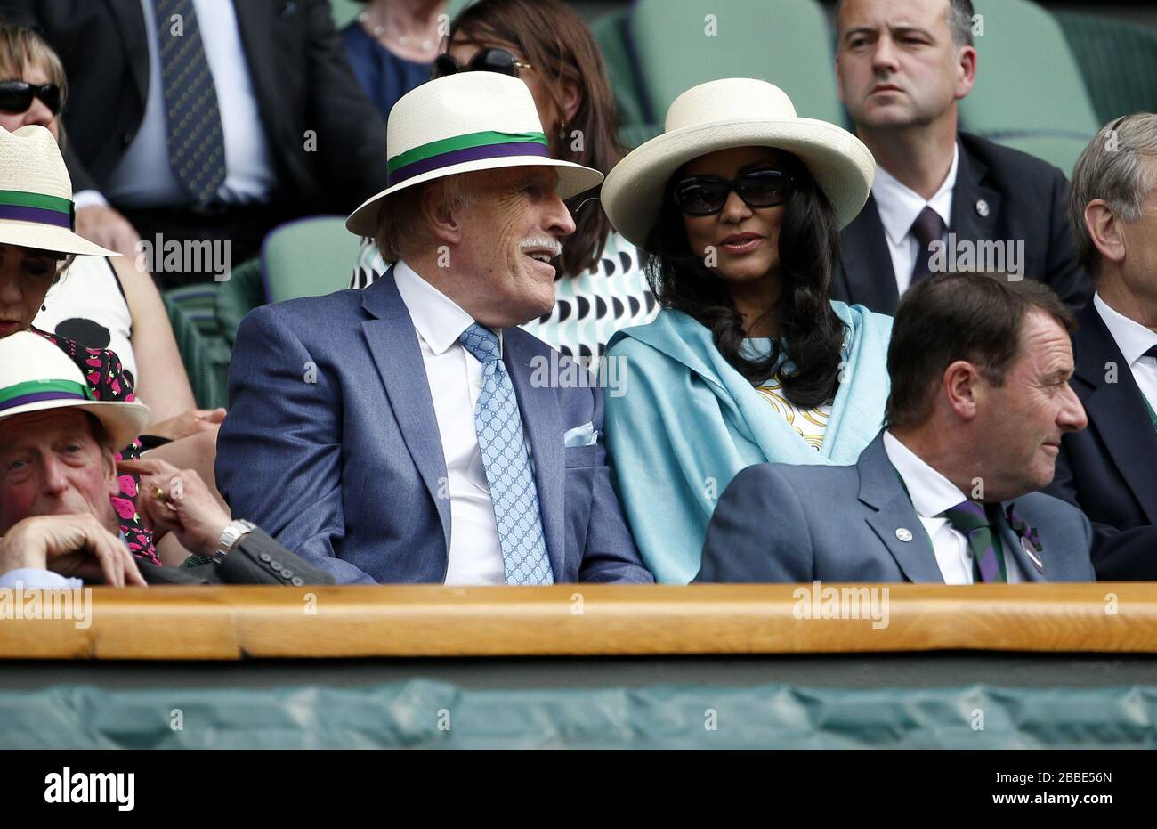 Sir Bruce Forsyth and Lady Wilnelia Forsyth in the Royal Box on Centre ...