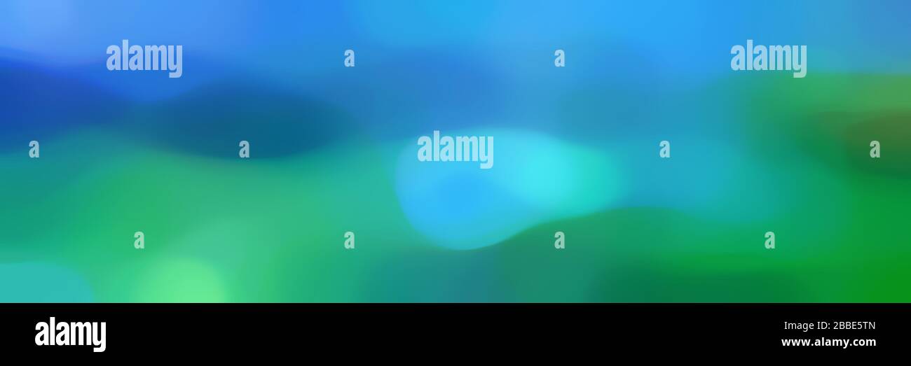 smooth horizontal banner background bokeh graphic with light sea green ...