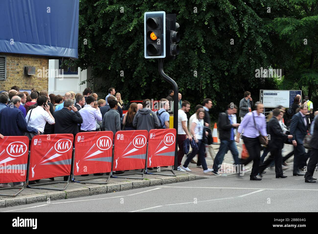 Kia branding at the kia oval hi-res stock photography and images - Alamy