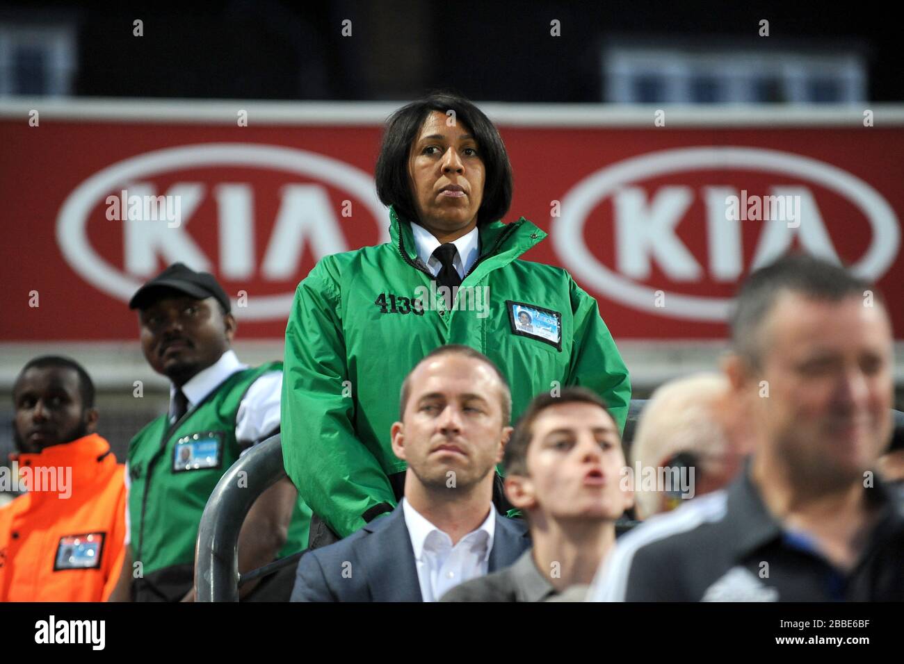 Steward on duty hi-res stock photography and images - Alamy