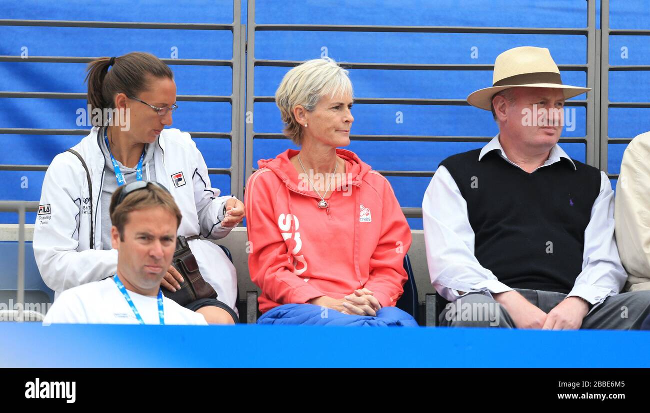 Great Britain's Fed Cup captain Judy Murray Stock Photo - Alamy