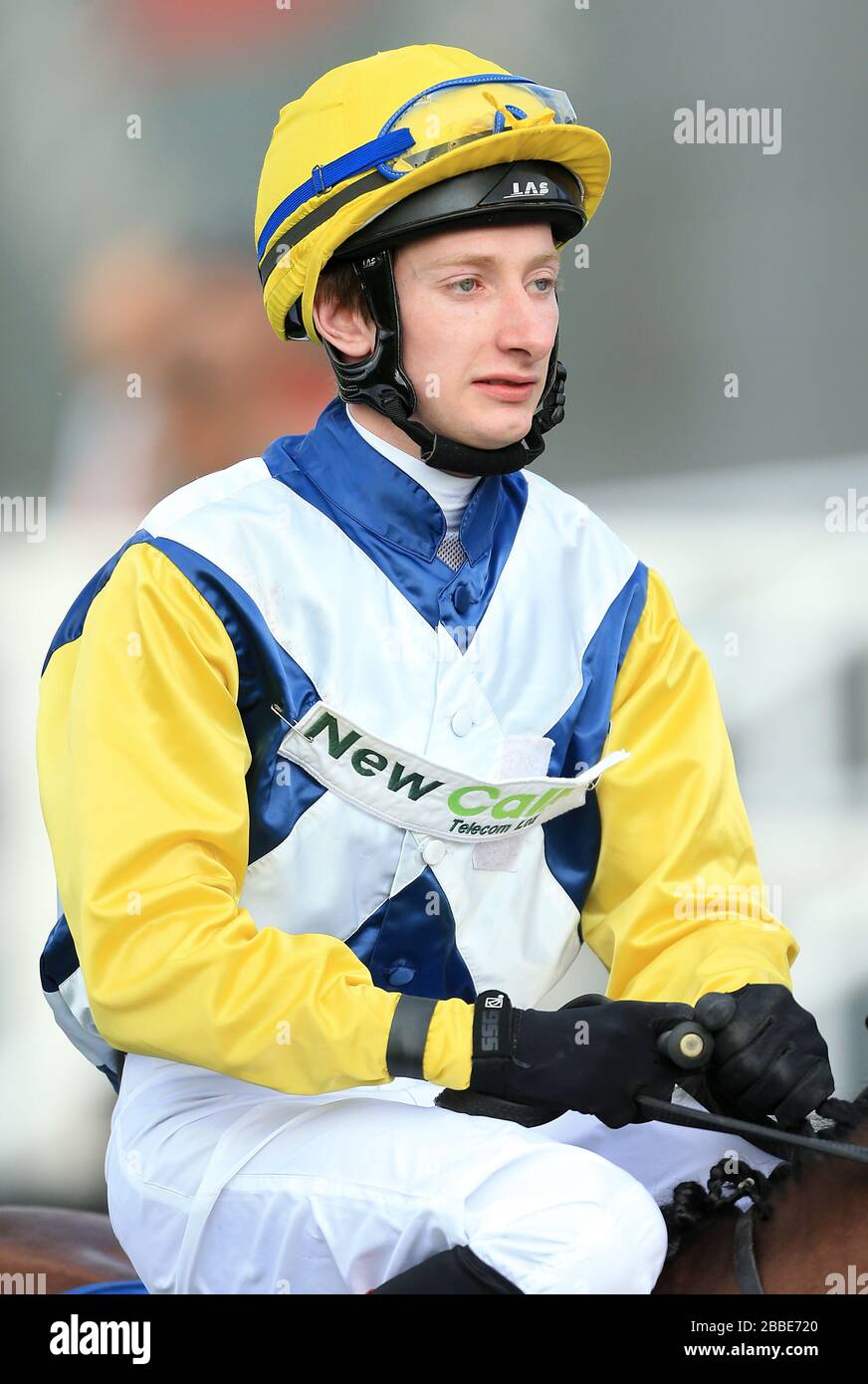 Jockey David Parkes prior to his ride on Highlife Dancer in the Pump ...