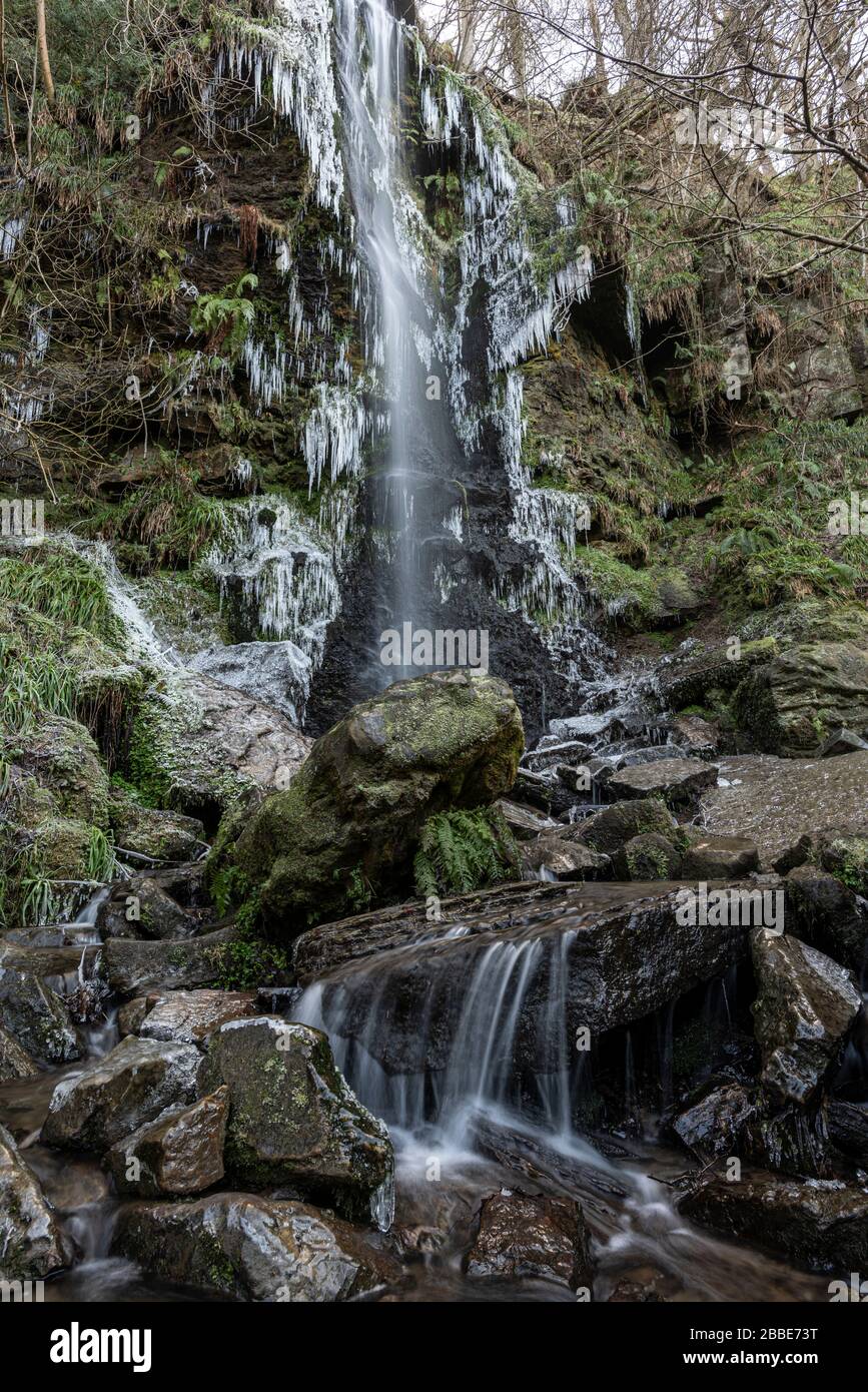 Mallyan Spout waterfall in winter Stock Photo - Alamy