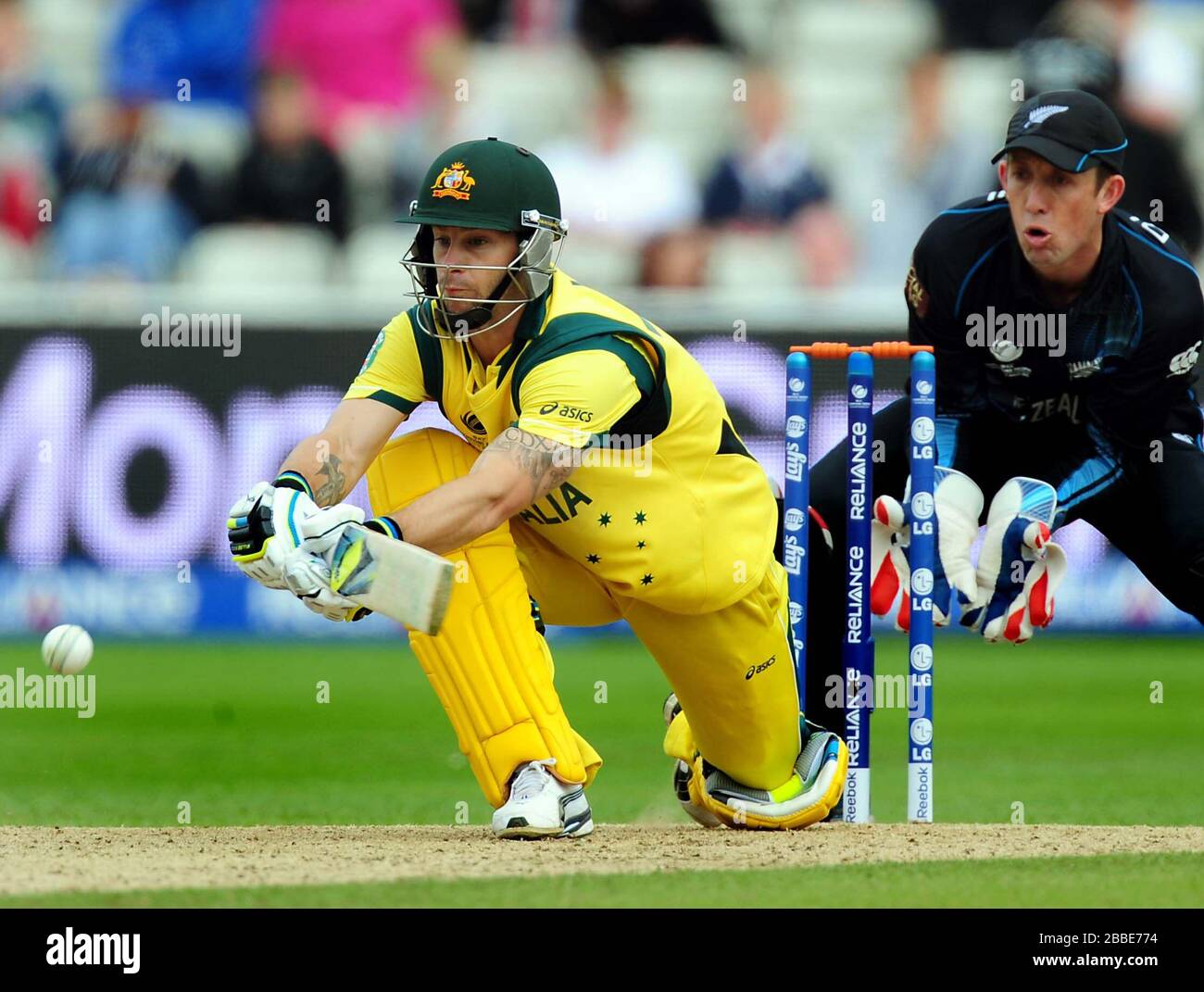 Australia's Matthew Wade during the ICC Champions Trophy match at ...