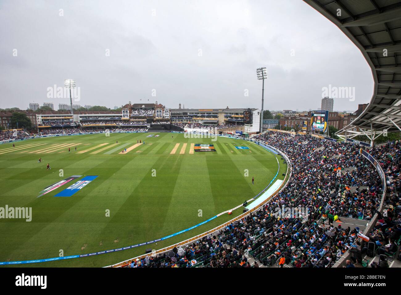 A general view of the Kia Oval during the game between India and West ...