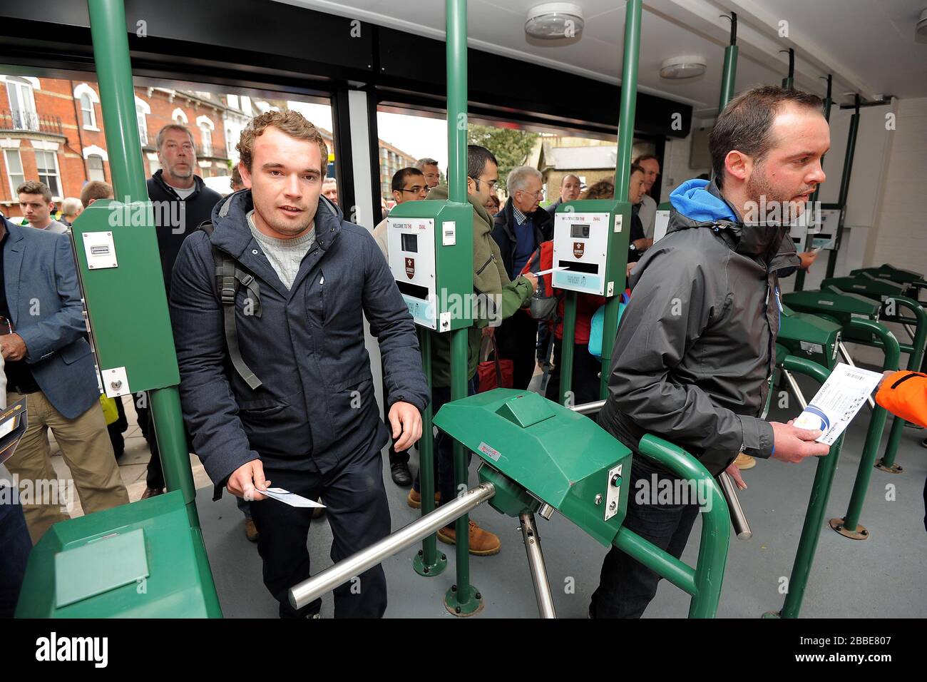 Ticket scanners hi-res stock photography and images - Alamy