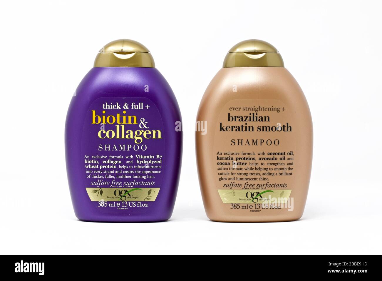 OXG shampoo on a white background Stock Photo - Alamy