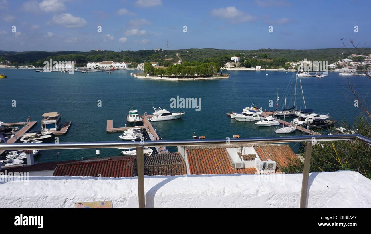 Menorca spain sea sky beach Stock Photo - Alamy