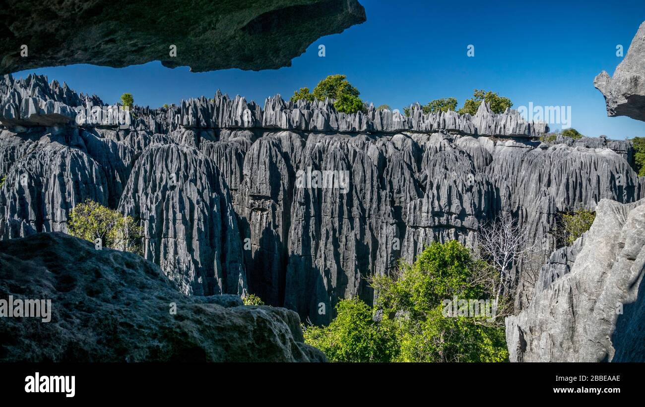 Tsingy Bemaraha National Park, Grand Tsingy, Madagascar Stock Photo - Alamy