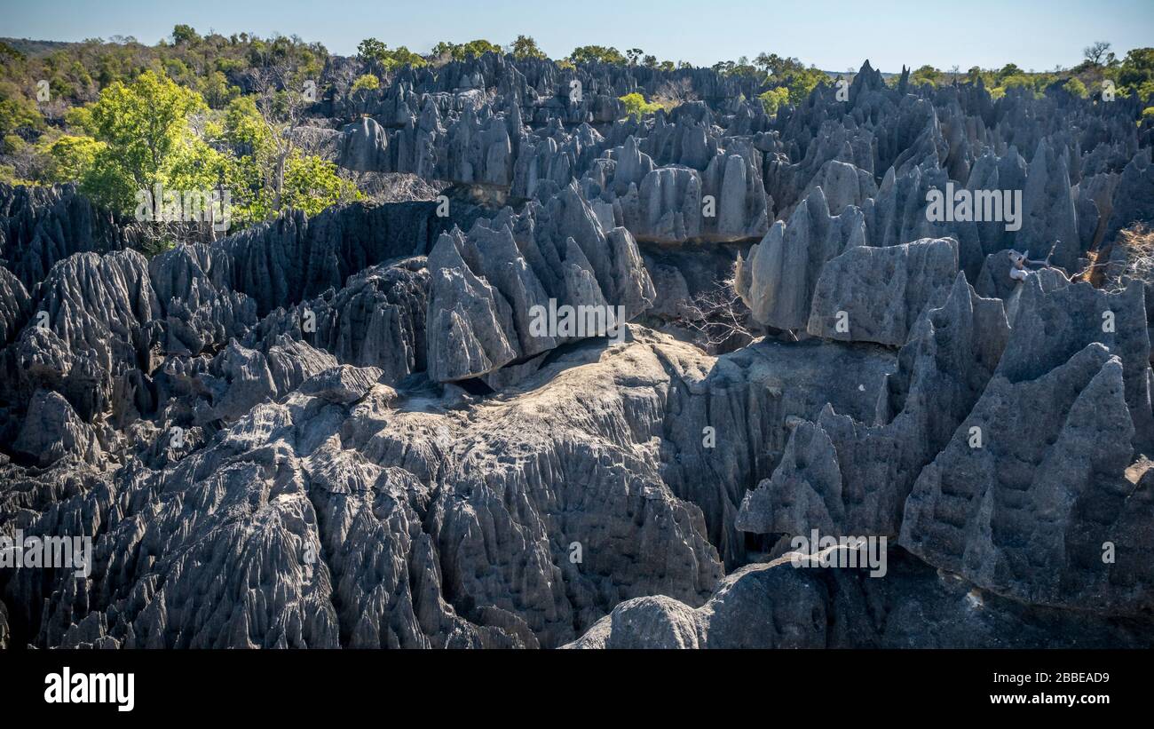Tsingy Bemaraha National Park, Grand Tsingy, Madagascar Stock Photo - Alamy
