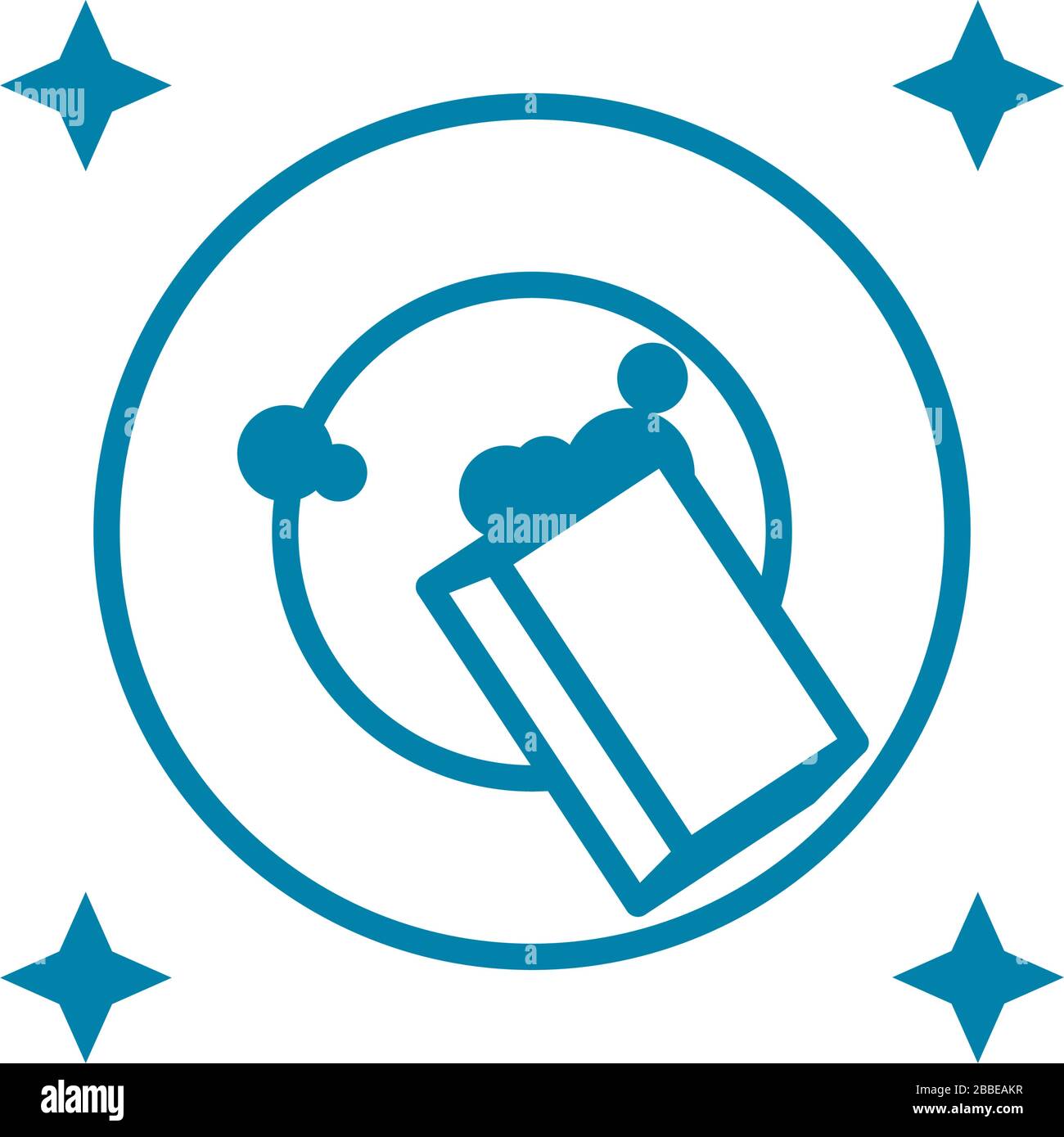 dish washing symbol icon over white background, line style, vector ...