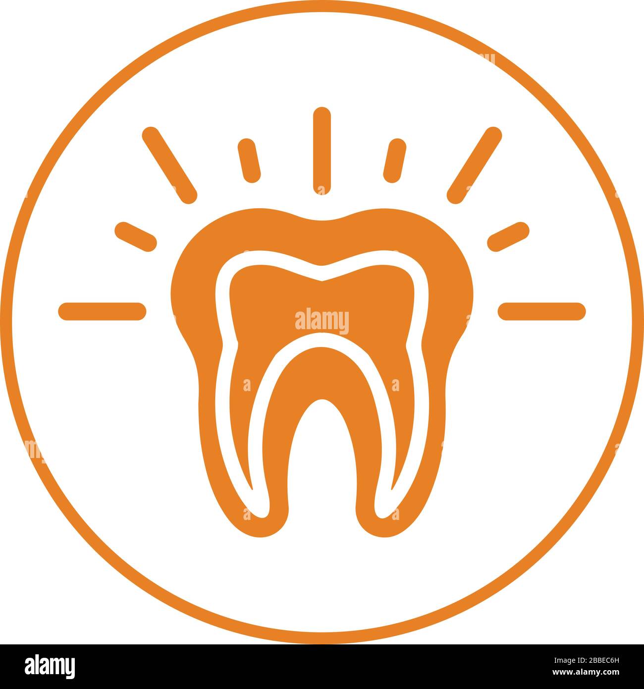 Well organized and fully editable Teeth pain icon, tooth problem icon ...