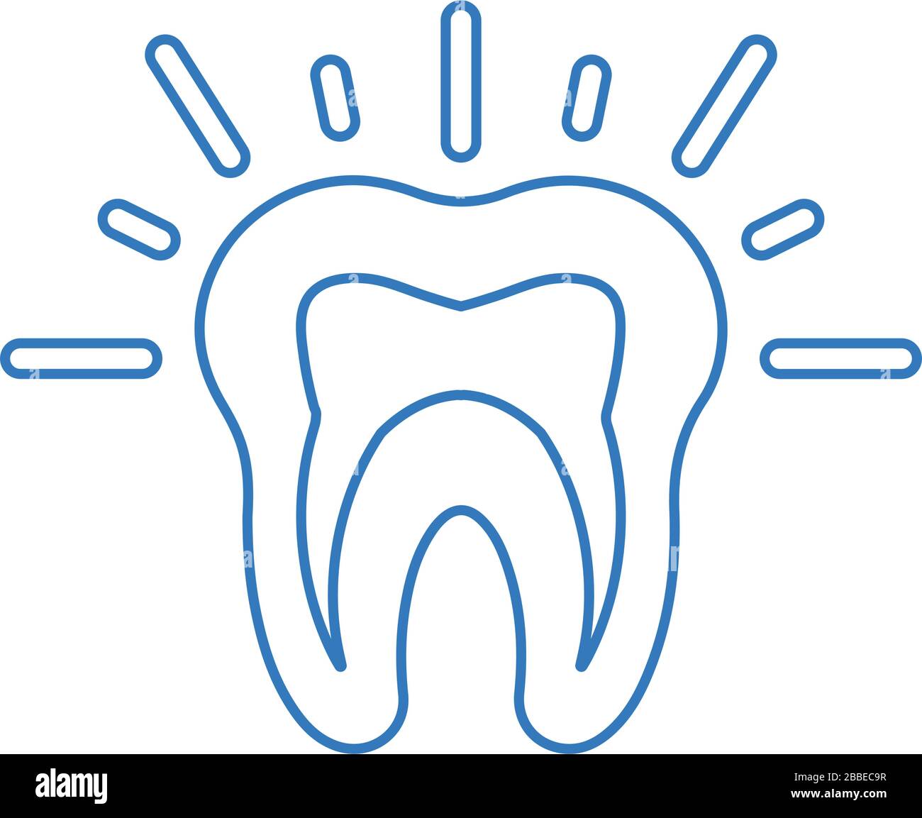 Well organized and fully editable Teeth pain icon, tooth problem icon ...
