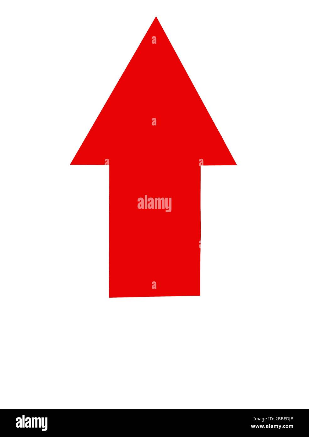 Red arrow pointing the way hi-res stock photography and images - Alamy