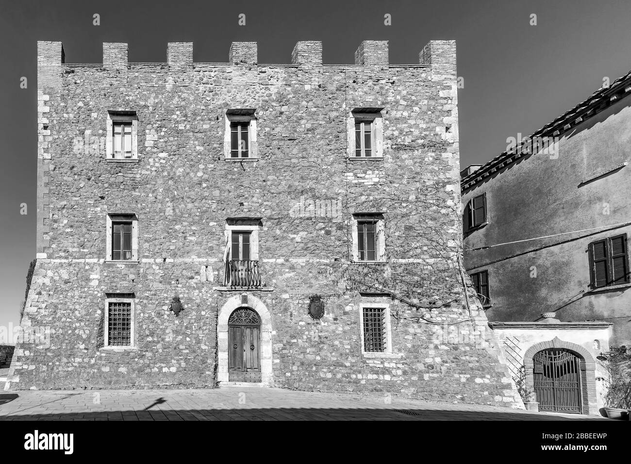 Typical rock house in Black and White Stock Photos & Images - Alamy